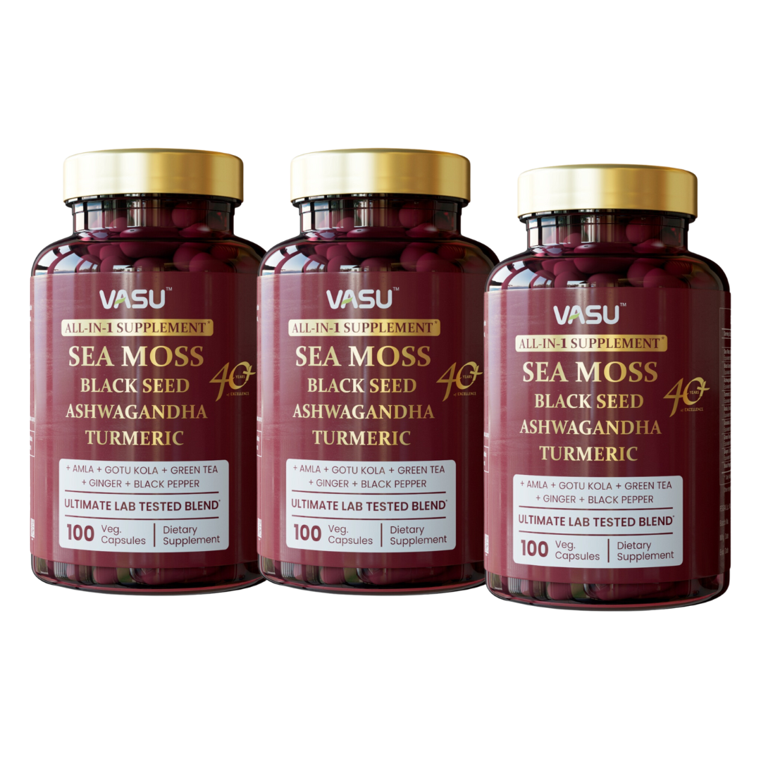 VASU All-In-One Sea Moss Supplement – Vasu Ayurveda Shilajit