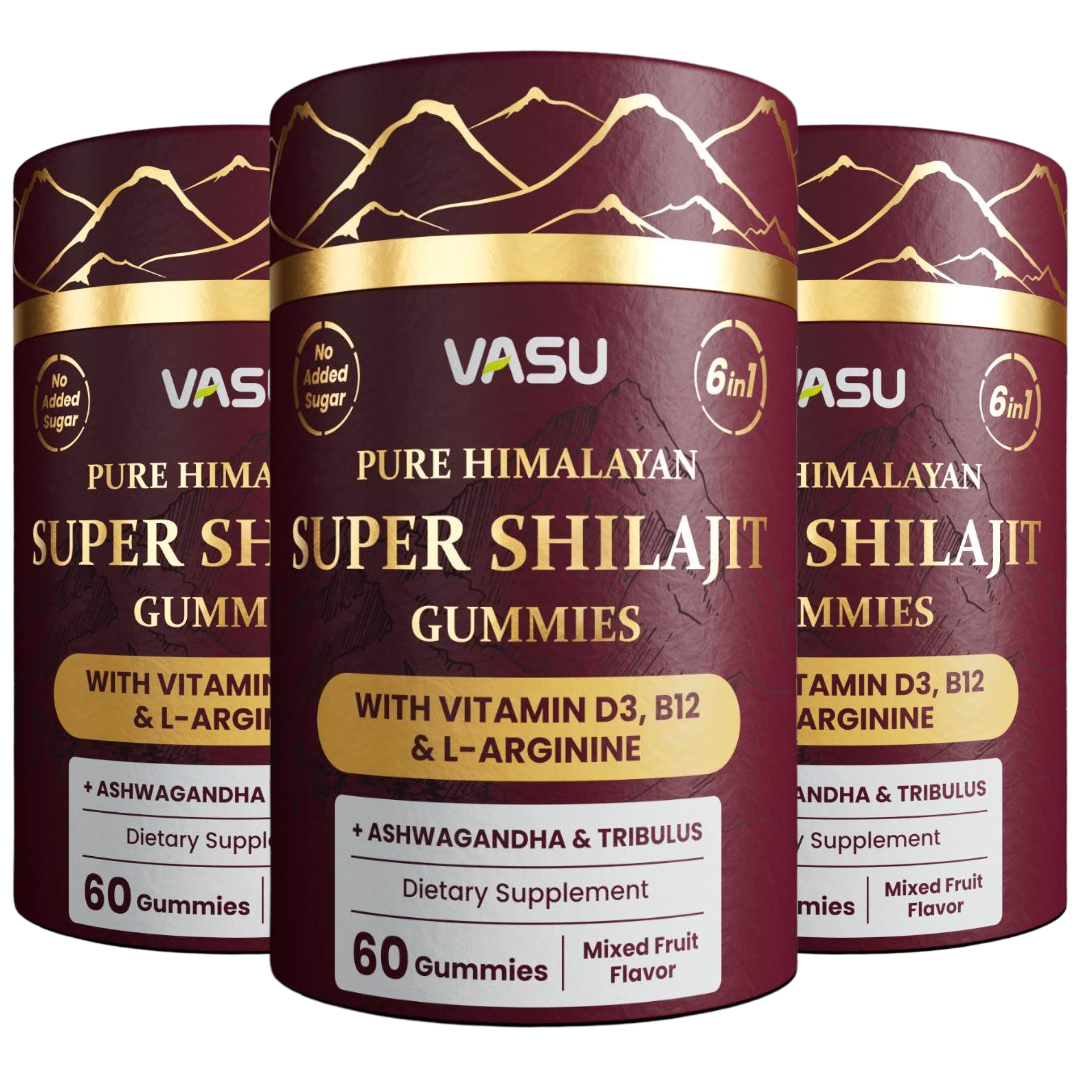Vasu 6-In-1 Wellness Gummies – Vasu Ayurveda Shilajit